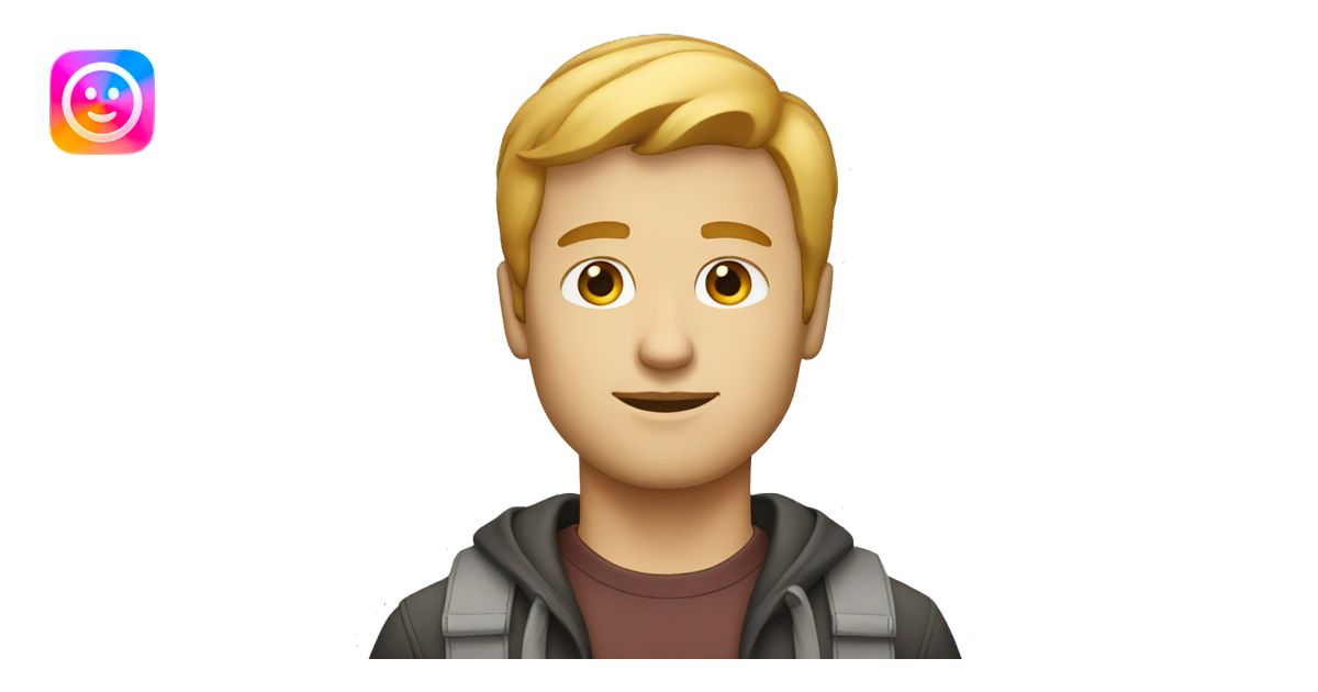 White male, who is a designer emoji | AI Emoji Generator