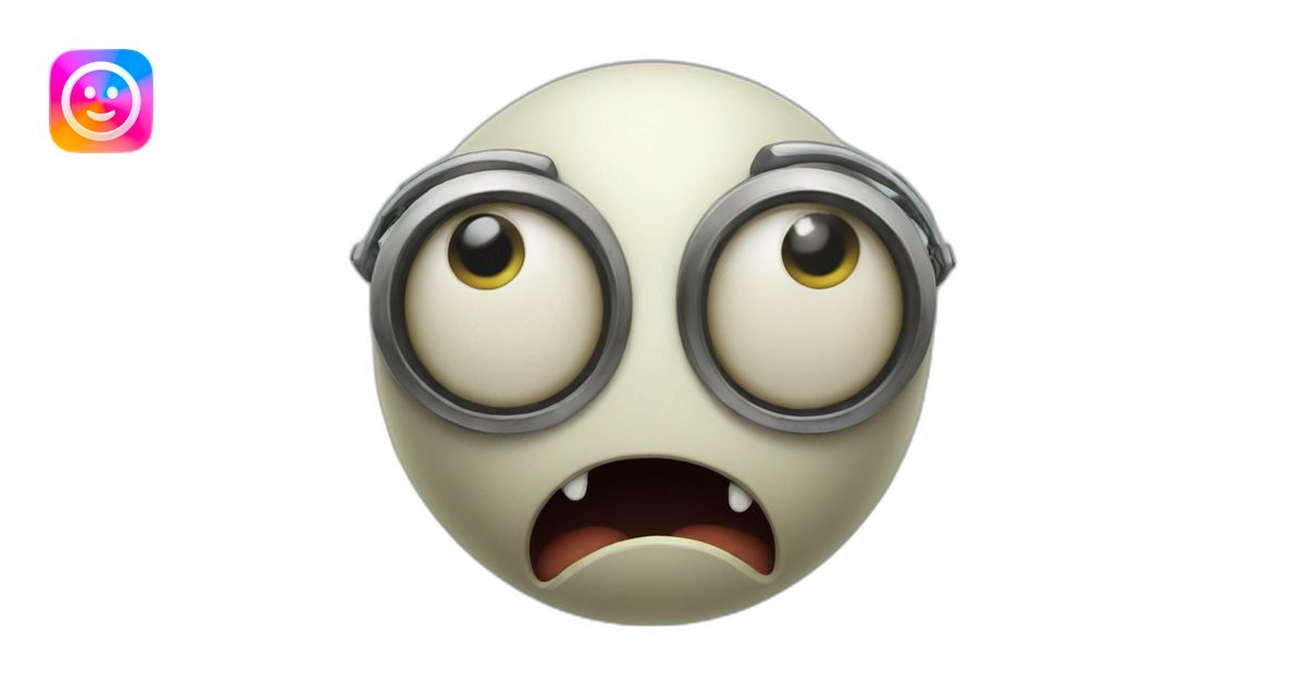 bug-eyed face of shock emoji | AI Emoji Generator