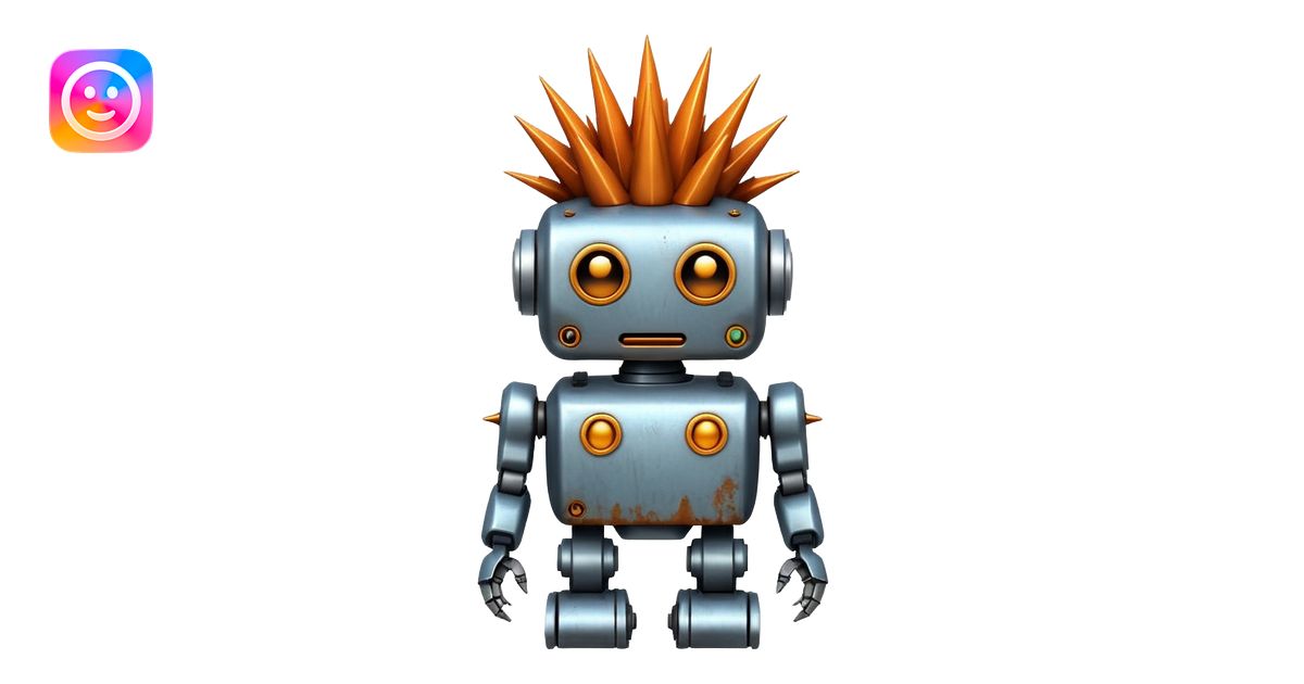 punk robot emoji | AI Emoji Generator