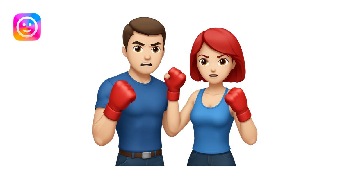 fight cartoon emoji | AI Emoji Generator
