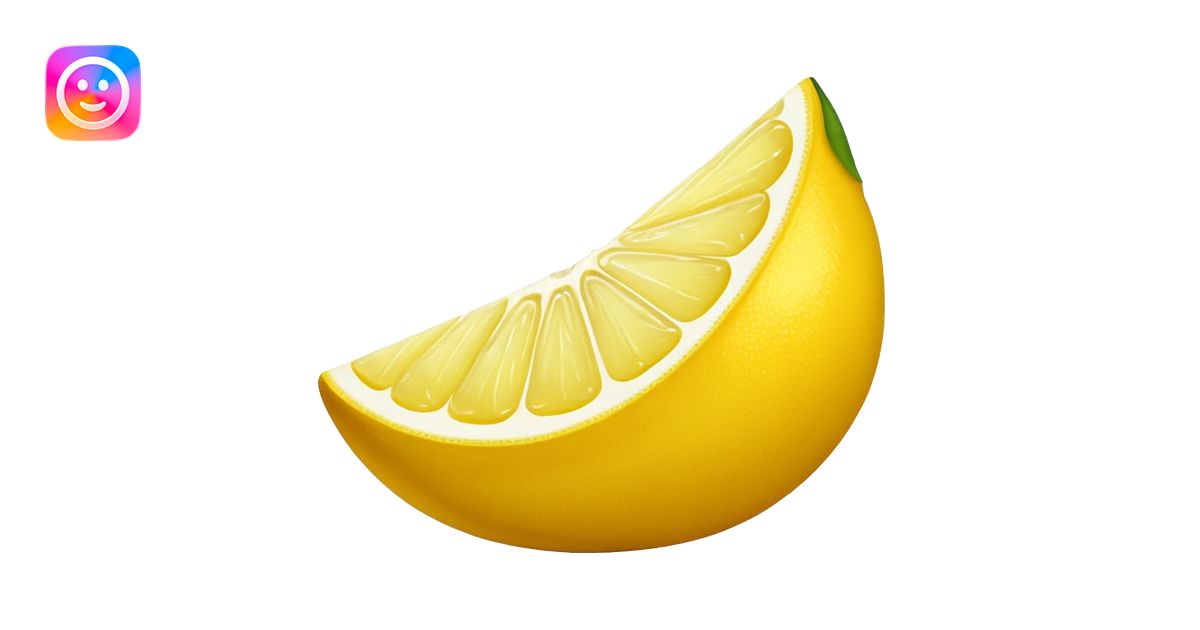 lemon wedge emoji | AI Emoji Generator