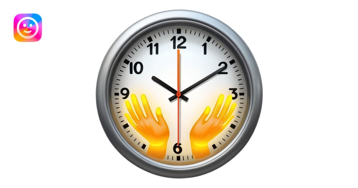 A close-up of a clock with sharply defined numbers and glowing hands ...
