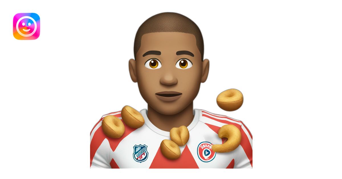 mbappe-eating-nuts emoji | AI Emoji Generator