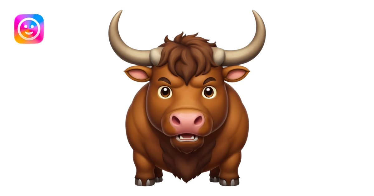 BULL ANIMAL emoji | AI Emoji Generator
