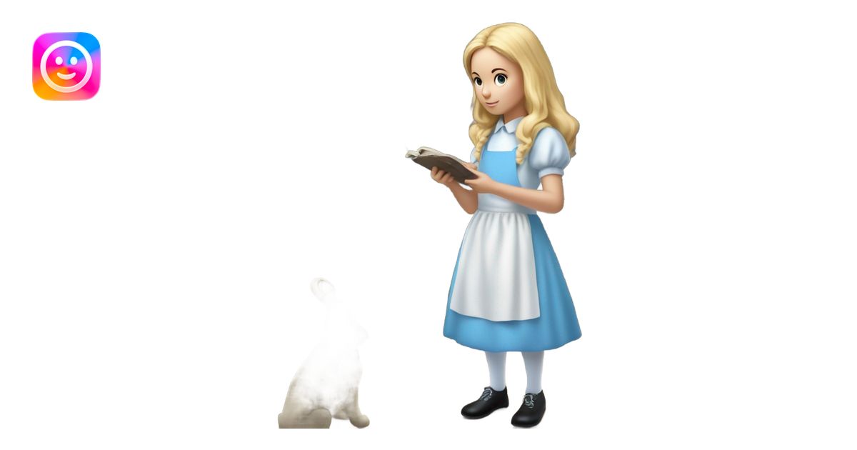 Alice in wonderland emoji | AI Emoji Generator