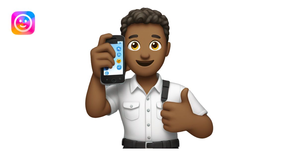 phone in hand emoji | AI Emoji Generator