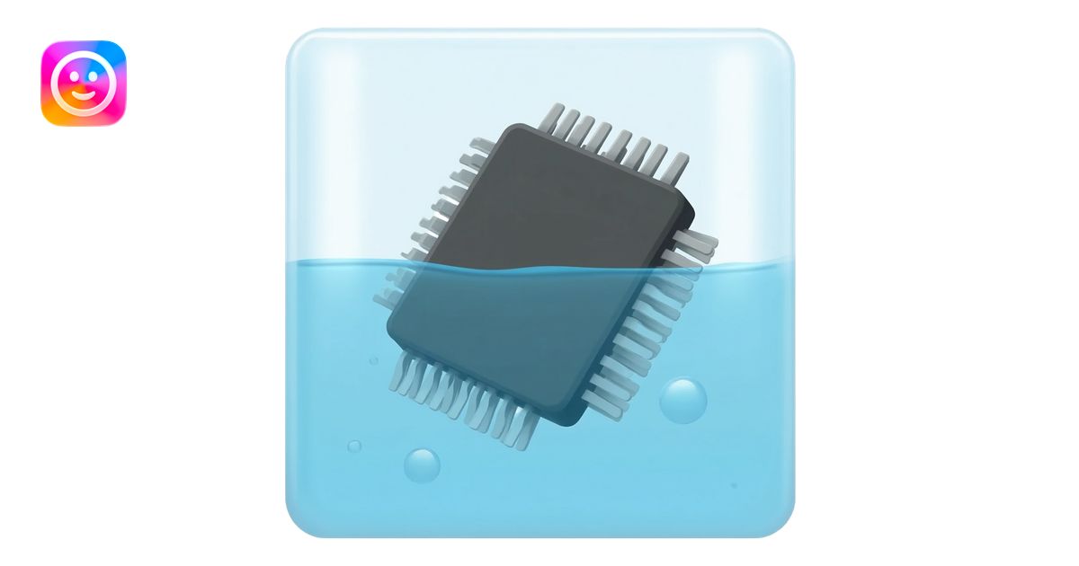 semiconductor in the water emoji | AI Emoji Generator