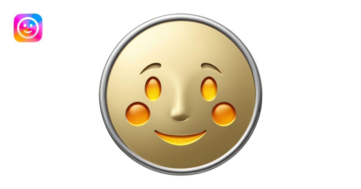 Coin , silver. emoji | AI Emoji Generator