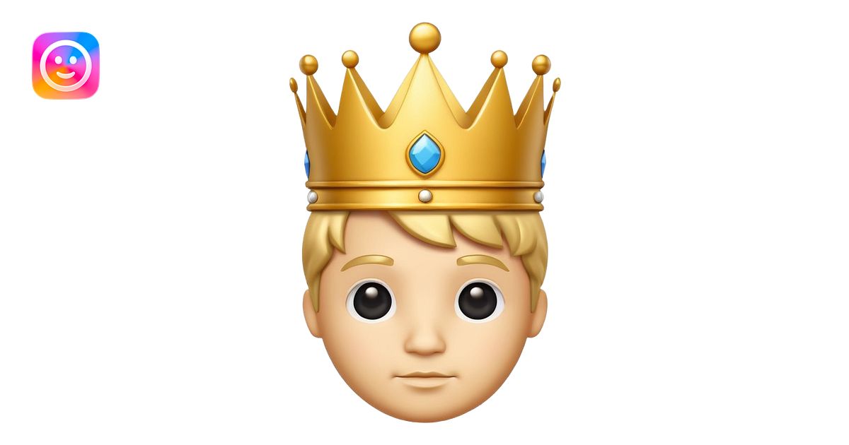 cute chess king character icon, royal king crown, cross detail on top ...