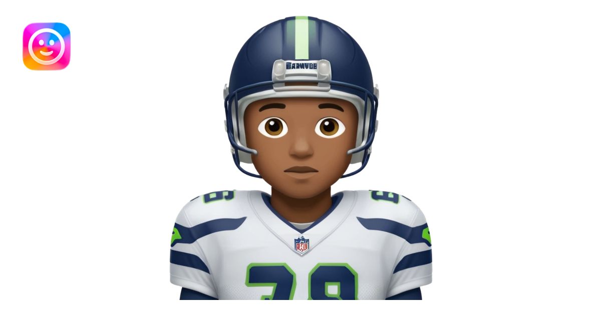 do an emoji of Seattle Seahawks' wide receiver Jaxon Smith-Njigba emoji ...