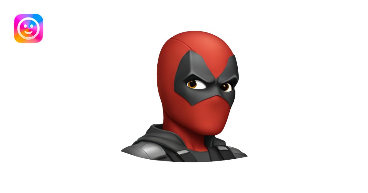 The DC superhero red hood winking emoji | AI Emoji Generator