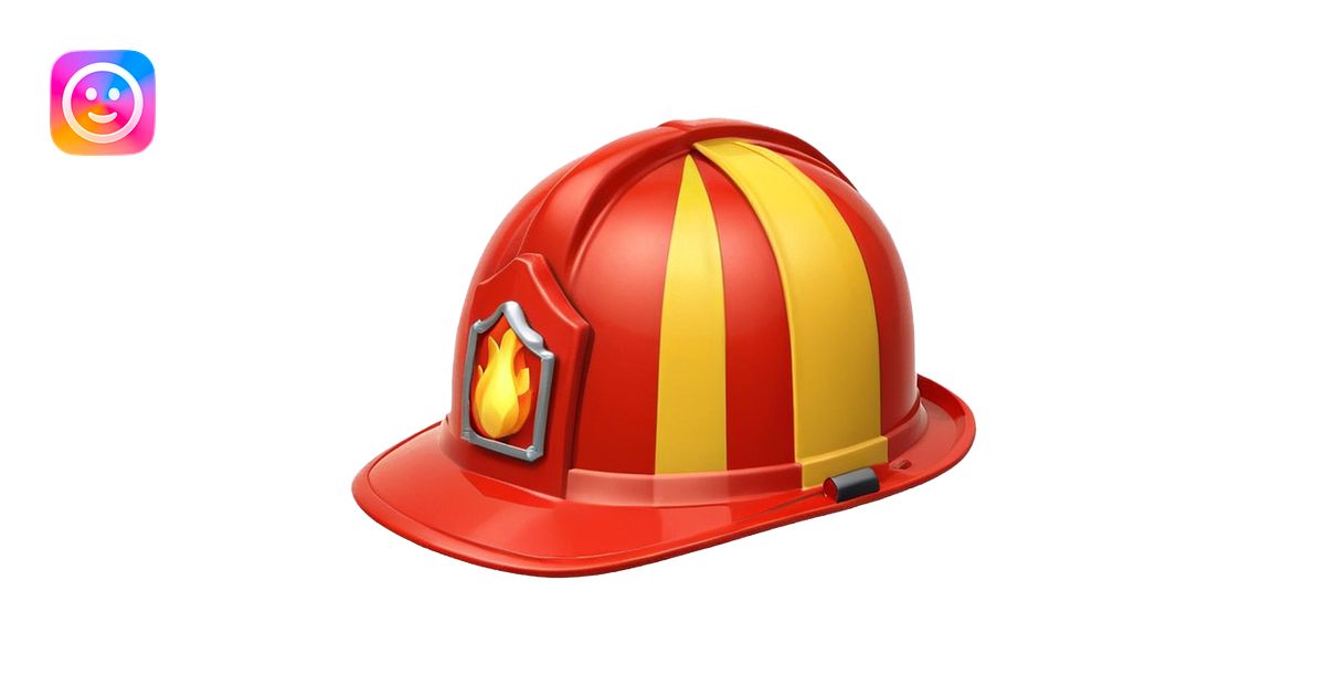 Fire helmet emoji | AI Emoji Generator