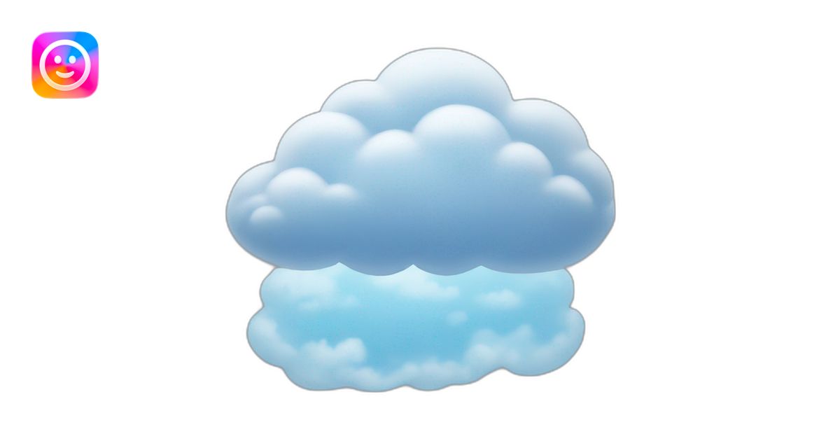 cloud emoji | AI Emoji Generator