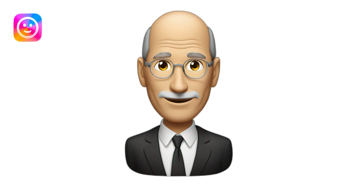 Steve Jobs saying well done emoji | AI Emoji Generator