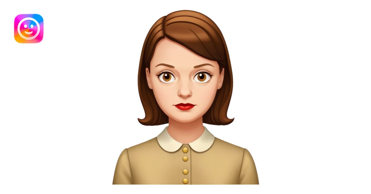 peggy olson from mad men emoji | AI Emoji Generator
