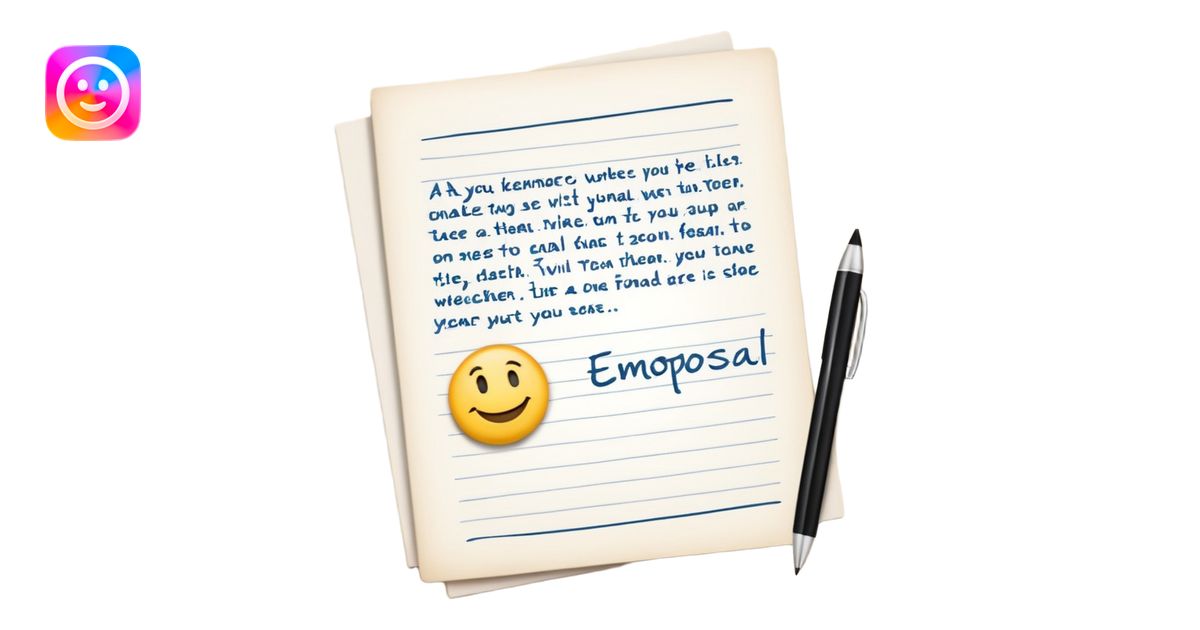 A proposal emoji | AI Emoji Generator