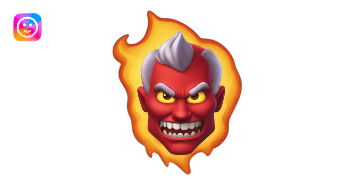 dracufeu-pokie-rouge-très-grand-flamme-queue emoji | AI Emoji Generator