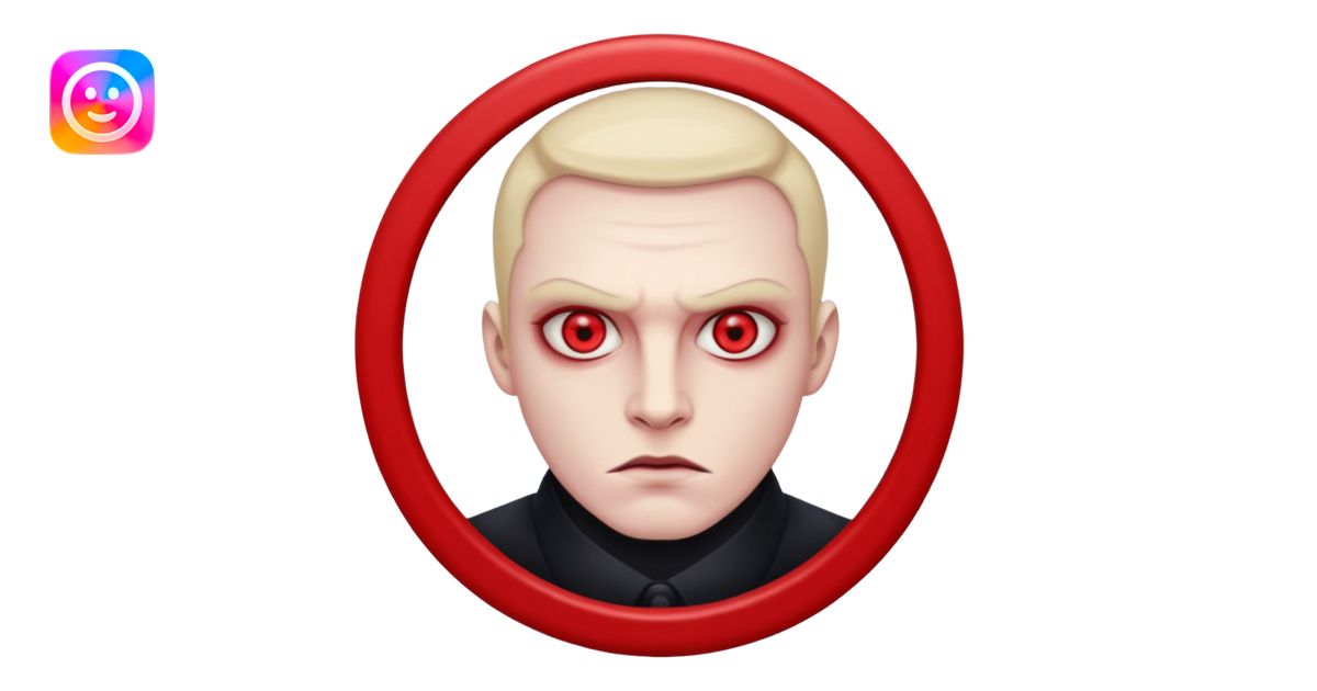 Spooky killer on mirror behind me emoji | AI Emoji Generator