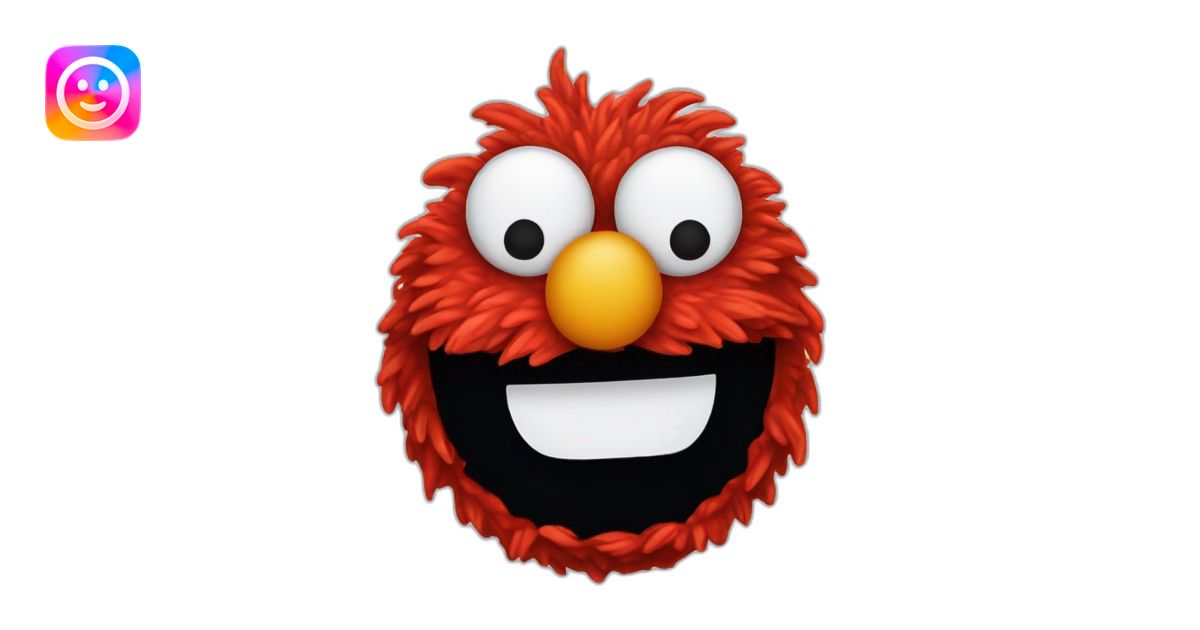 elmo-fire emoji | AI Emoji Generator