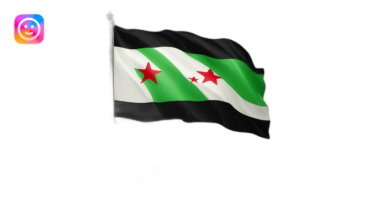 Syrian fsa flag emoji | AI Emoji Generator
