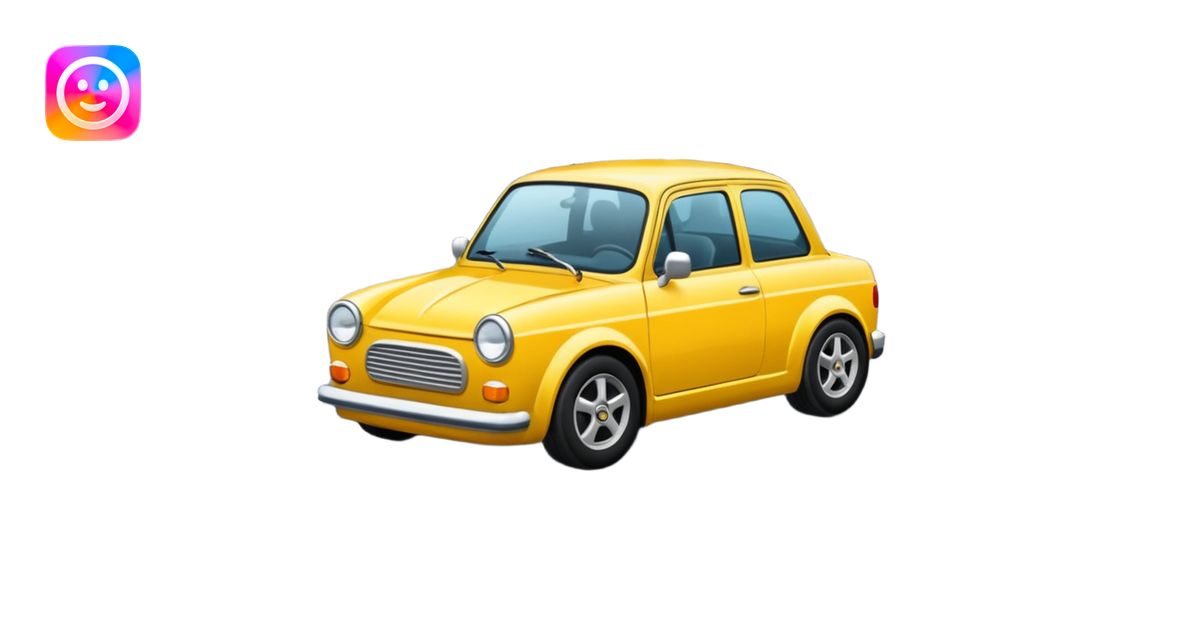 mach mir ein auto das auf einer route fährt emoji | AI Emoji Generator