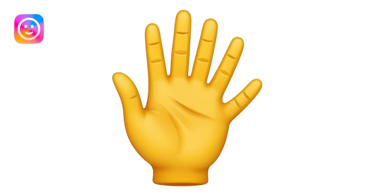rise hand emoji | AI Emoji Generator