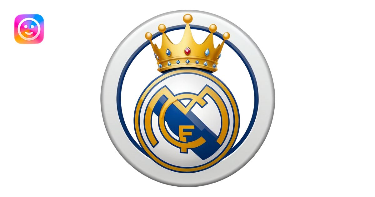 Real Madrid logo emoji | AI Emoji Generator
