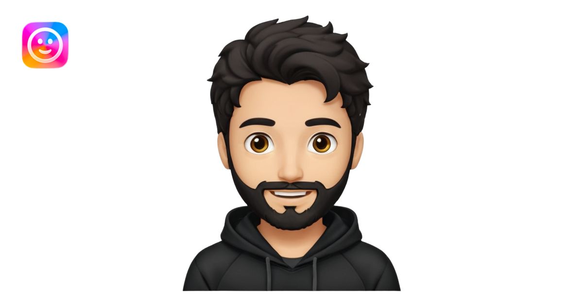 young fair skin pakistani guy smiling with black beard, wavy hair ...