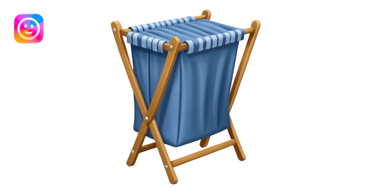 clothes hamper with legs emoji | AI Emoji Generator