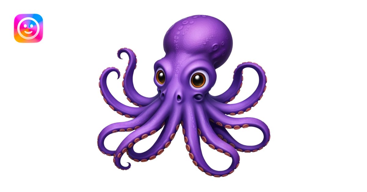 octopus emoji | AI Emoji Generator
