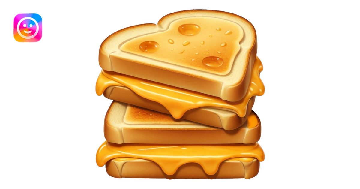Grilled Cheesus emoji | AI Emoji Generator