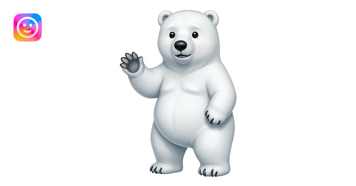 ice bear emoji | AI Emoji Generator