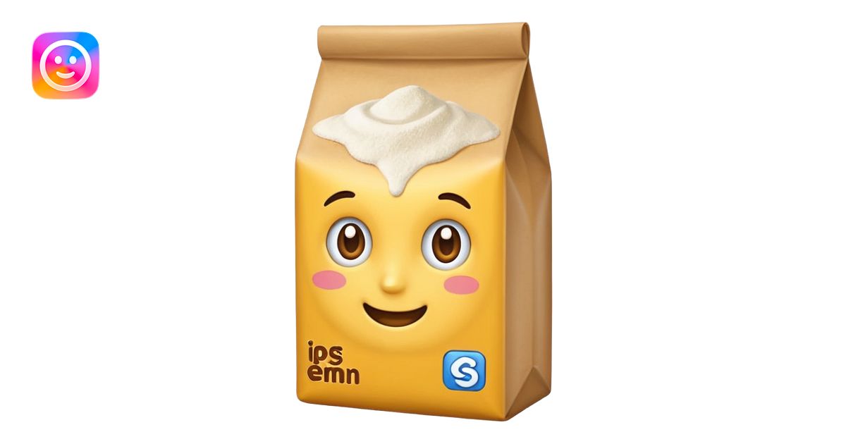 flour package emoji | AI Emoji Generator