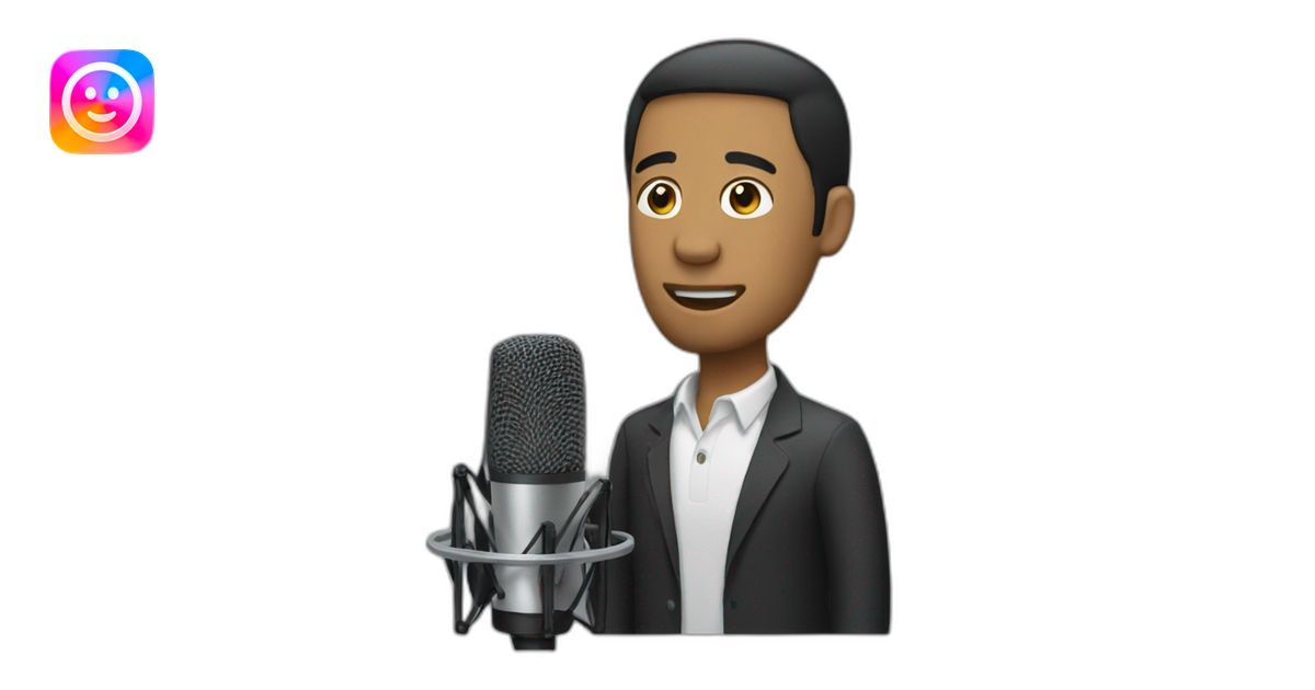 rode interview go microphone emoji | AI Emoji Generator