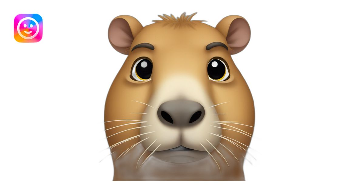 sad capybara emoji | AI Emoji Generator