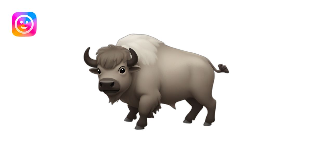 appa flying bison avatar with grey arrow on forehead emoji | AI Emoji ...