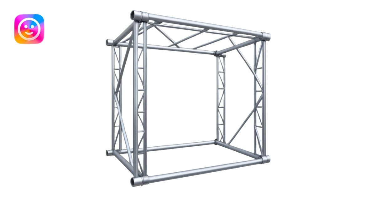 Metal concert truss frames emoji | AI Emoji Generator