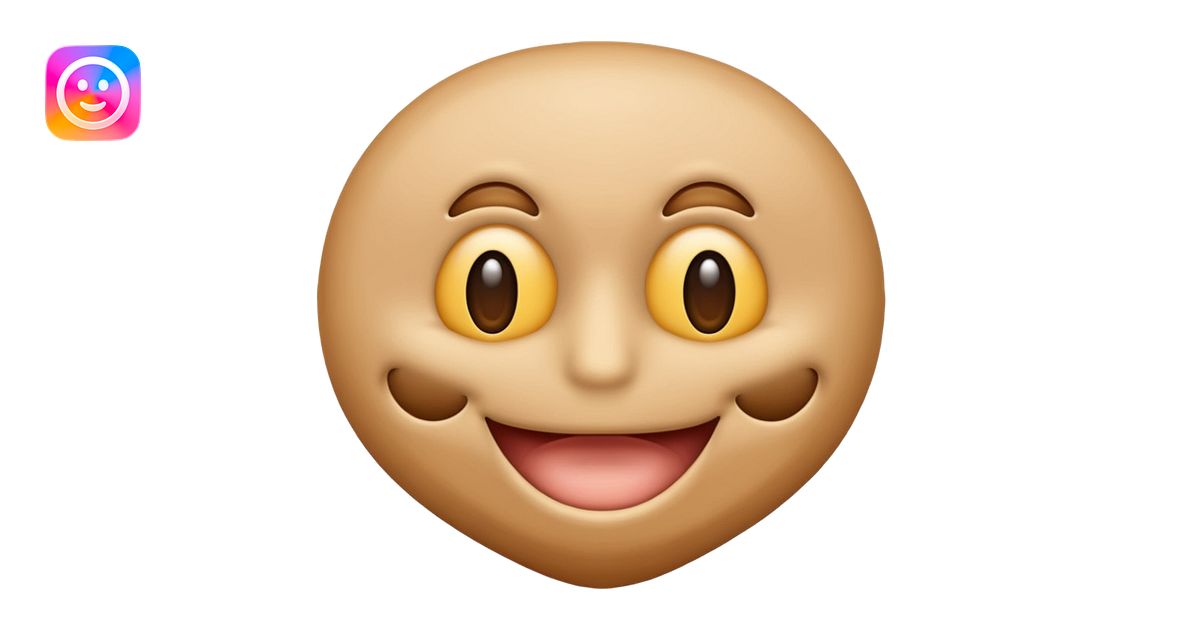 Prostate emoji without eyes, just a prostate emoji | AI Emoji Generator