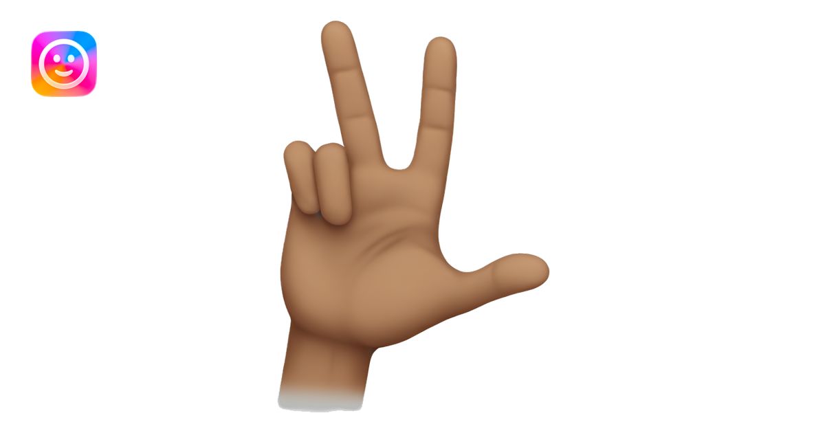 Yvl handsign emoji | AI Emoji Generator