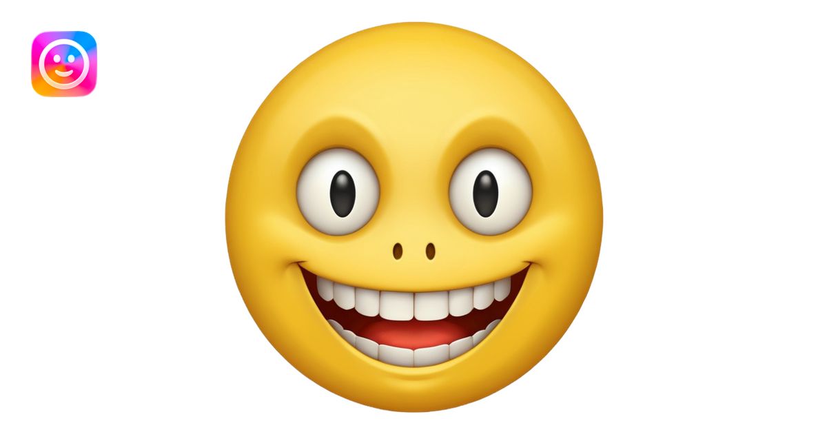 Insane smiley face who wants to spend money and looks evil emoji | AI ...