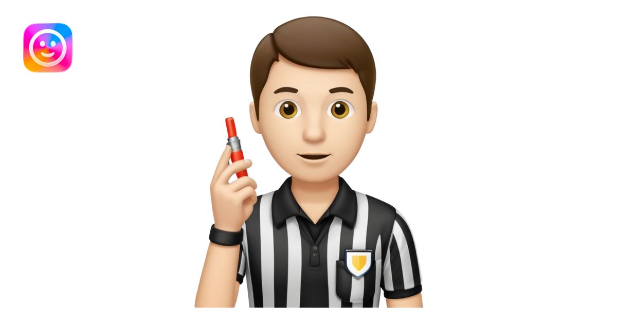 Referee emoji | AI Emoji Generator