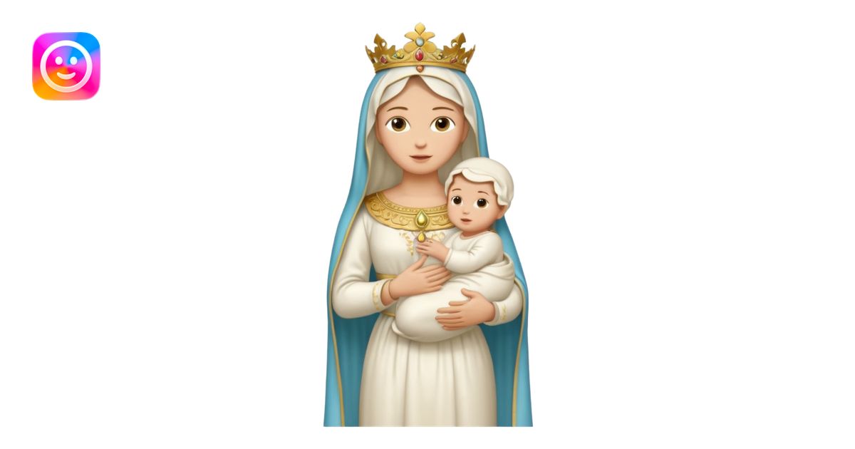 VIRGEN DEL PILAR SIN FONDO emoji | AI Emoji Generator