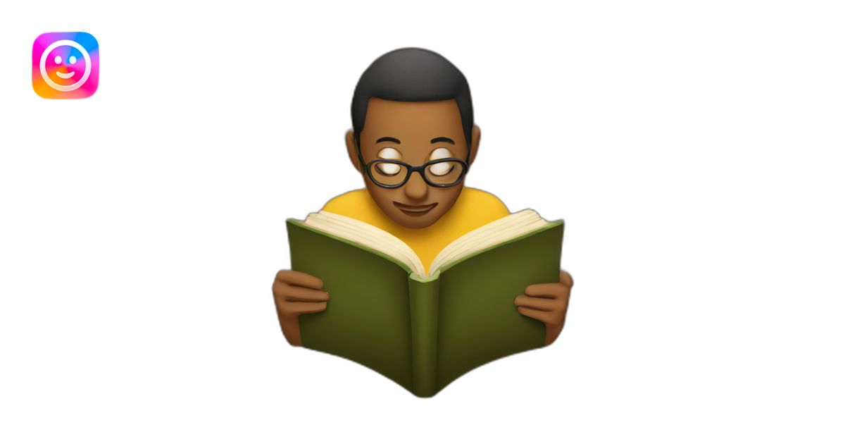 Reading emoji | AI Emoji Generator
