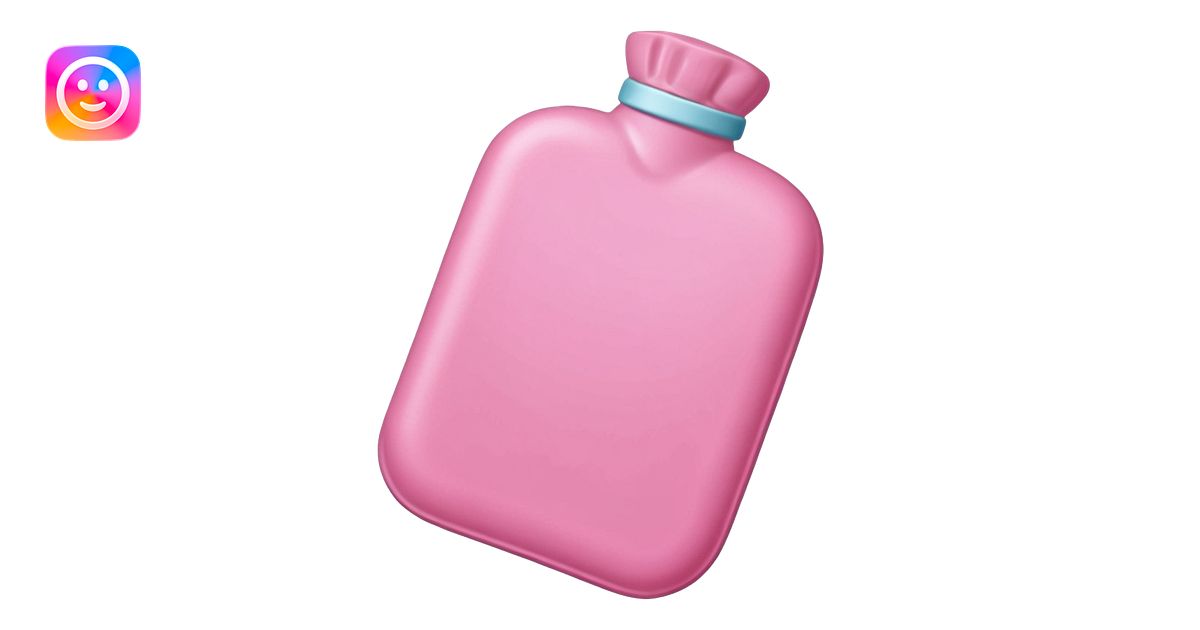 a pink a hot water bottle emoji | AI Emoji Generator