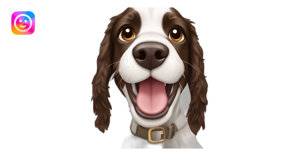 Springer Spaniel emoji | AI Emoji Generator