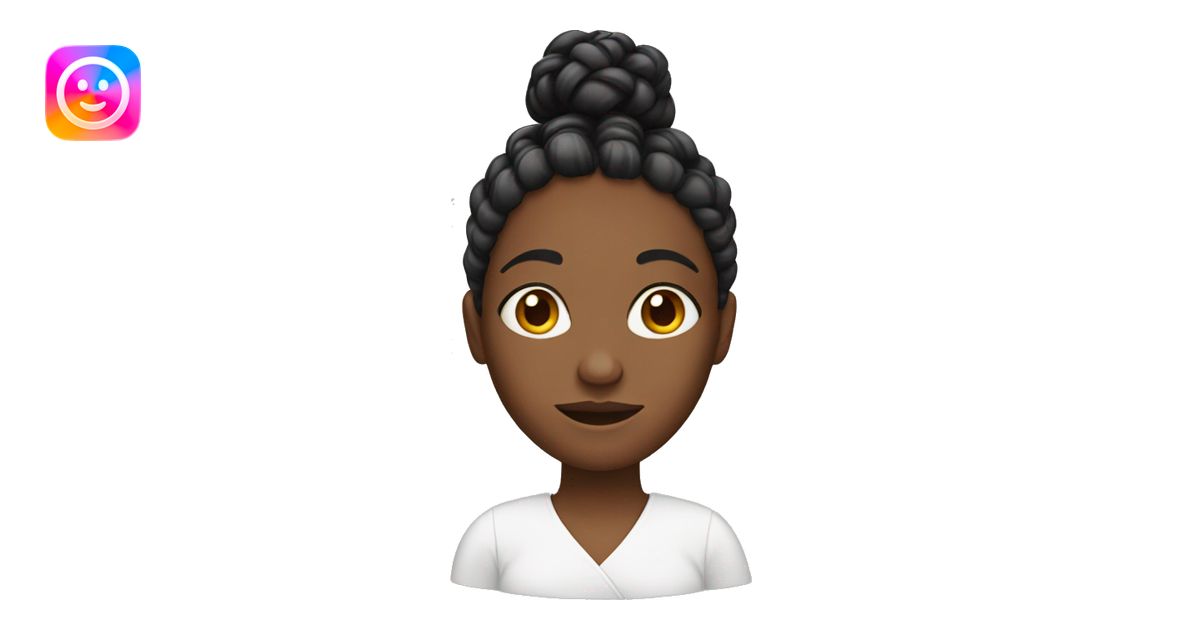 black woman with braids emoji | AI Emoji Generator