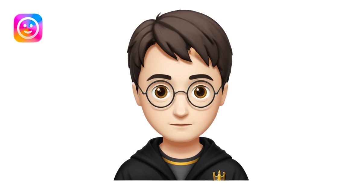 Harry Potter asa sade ve şık emoji | AI Emoji Generator