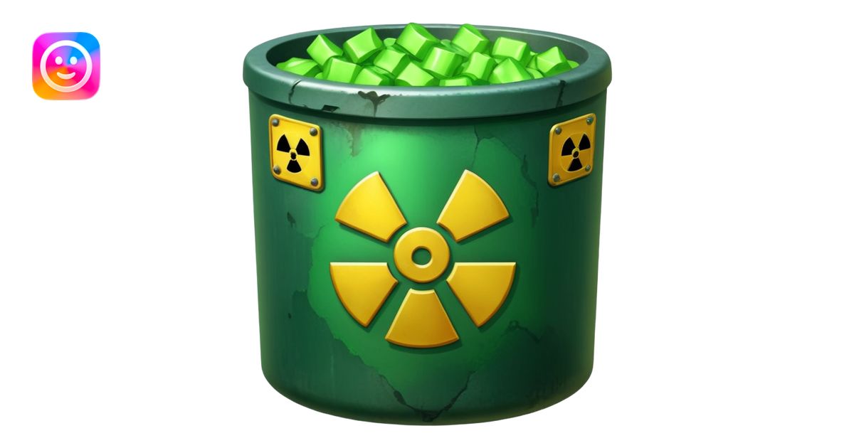 nuclear waste emoji | AI Emoji Generator