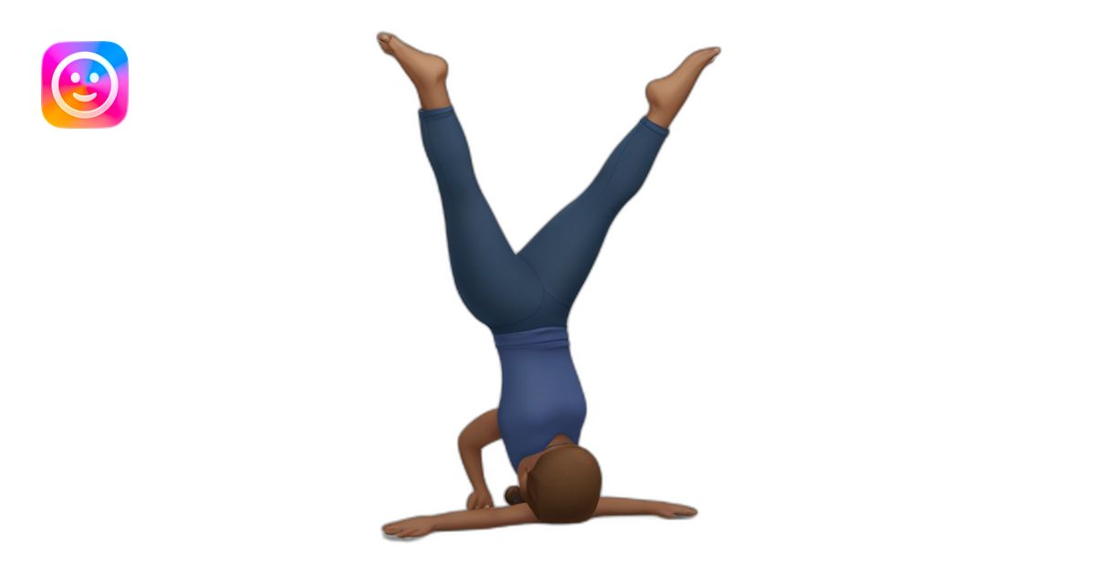 handstand open arms emoji | AI Emoji Generator