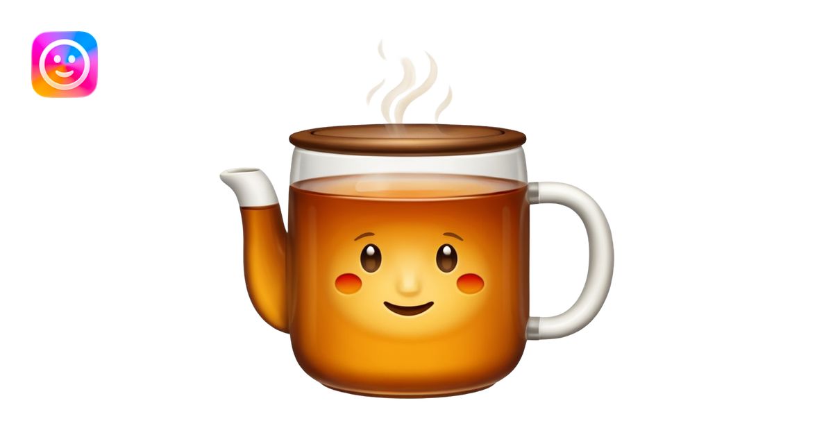 steaming mug of tea emoji | AI Emoji Generator